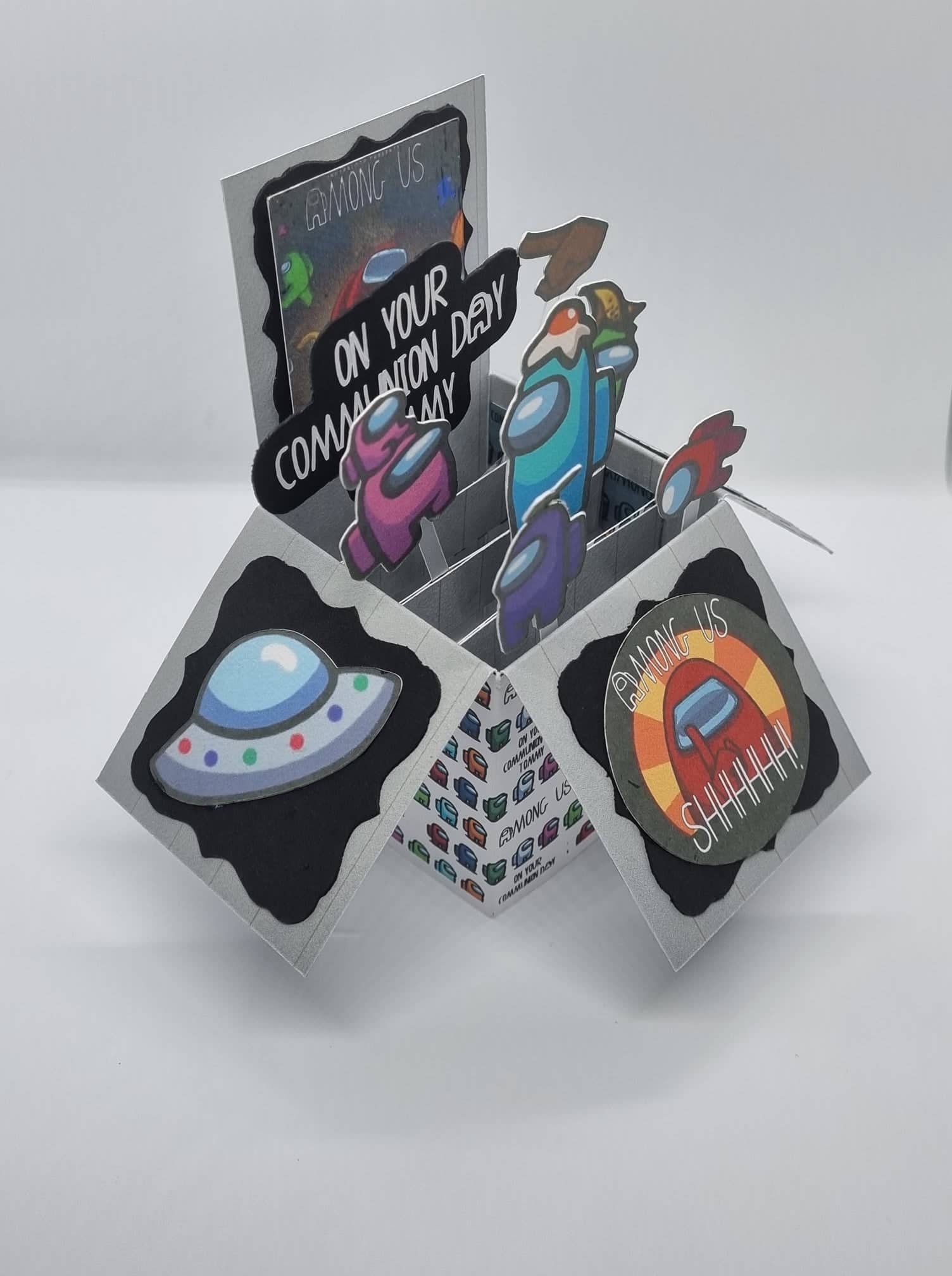 Among Us Box Card - Etsy