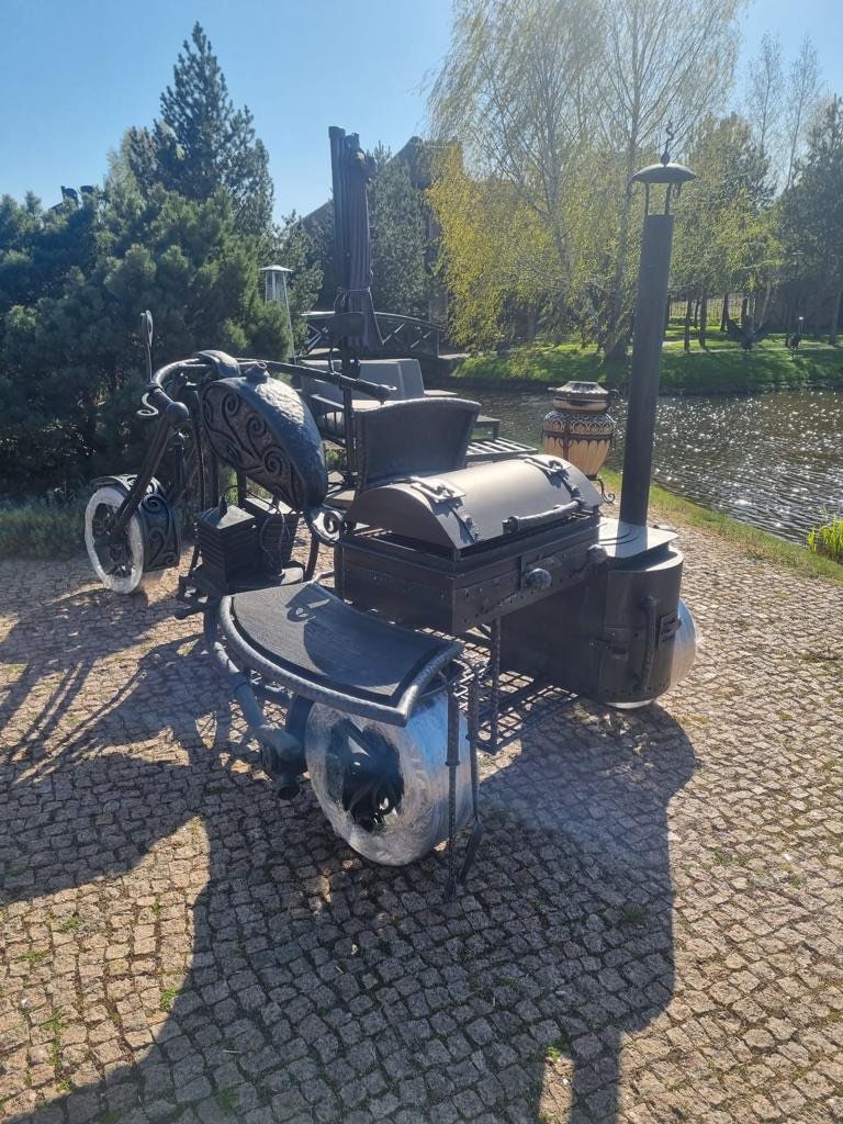 Barbecue Grill With a Motorcycle - Etsy