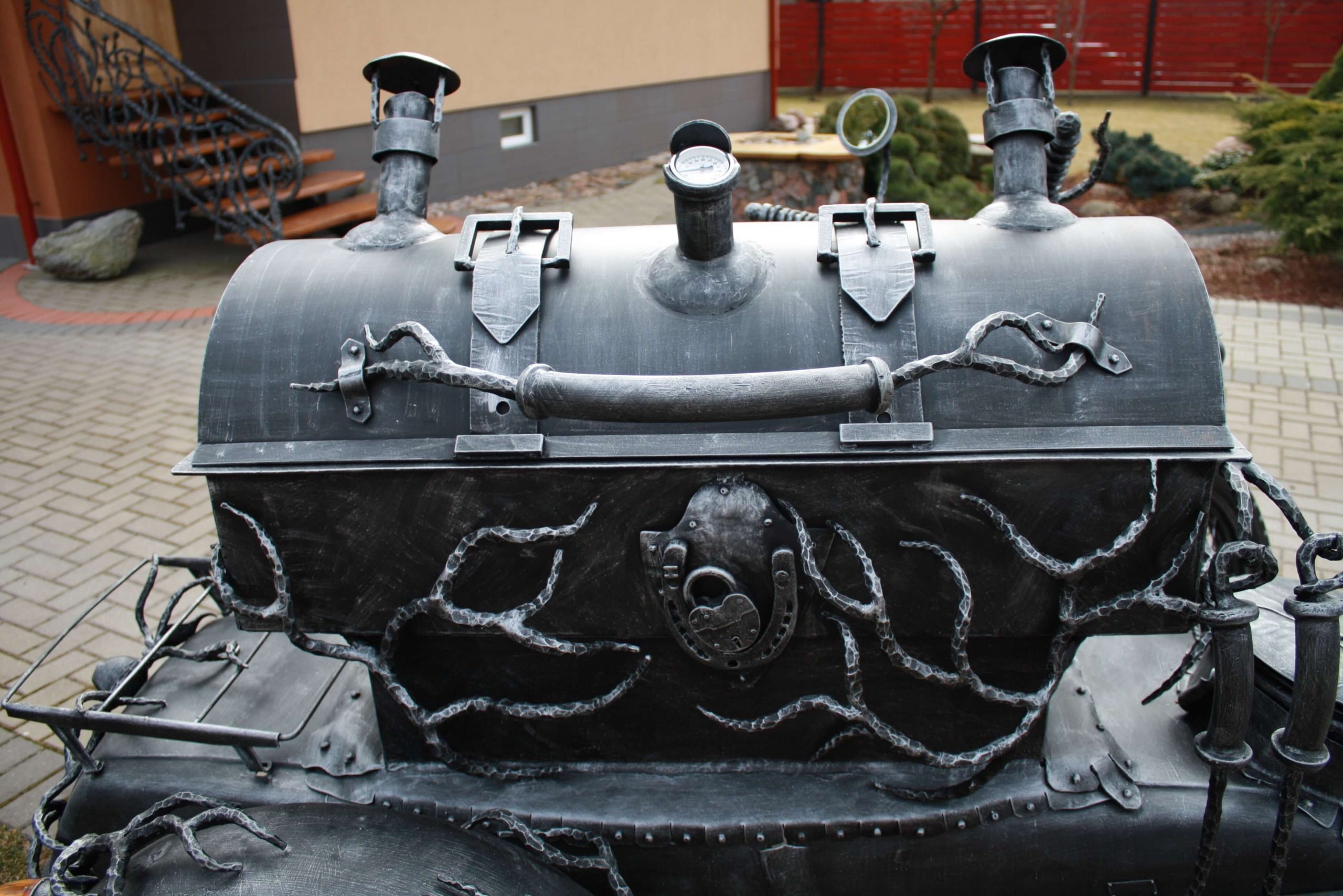 Barbecue Grill With a Motorcycle - Etsy