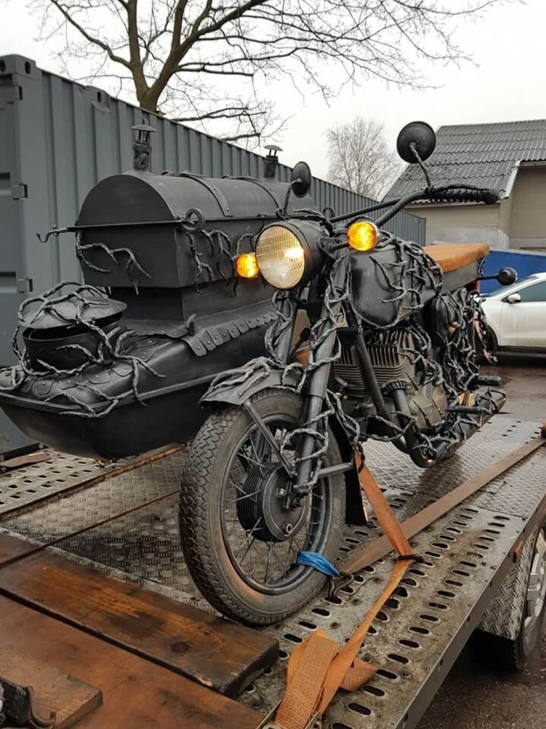 Barbecue Grill With a Motorcycle - Etsy