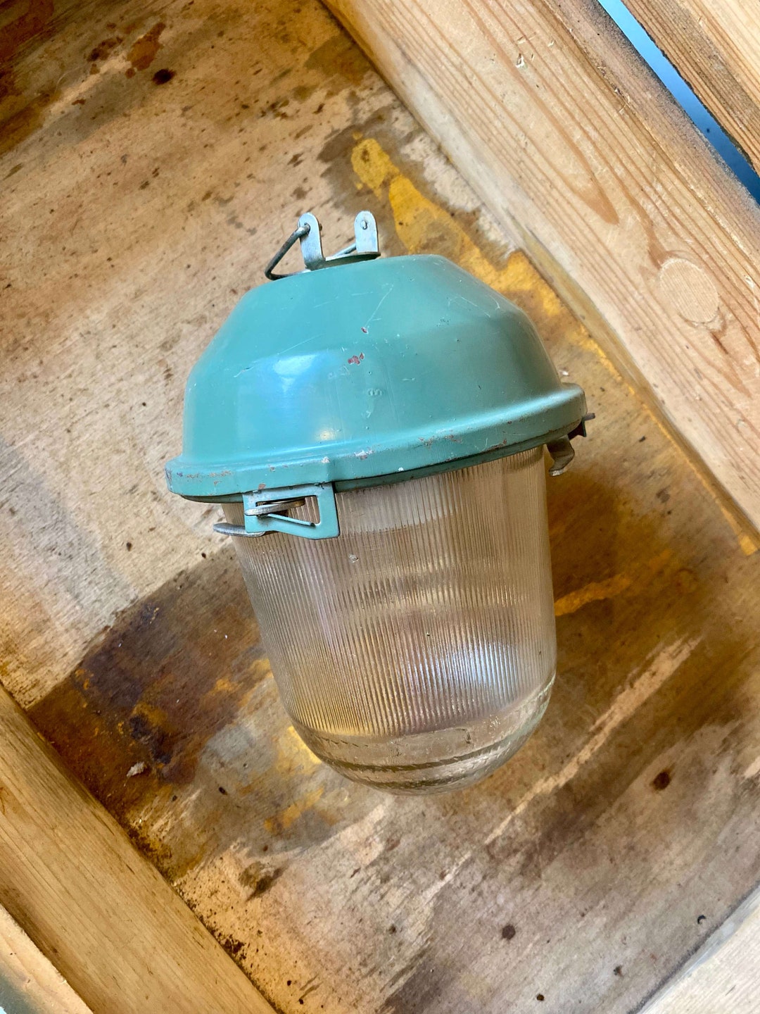 Russian Industrial Light | USSR Pendant Light | Vintage Industrial ...
