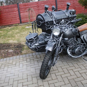 Barbecue Grill With a Motorcycle - Etsy