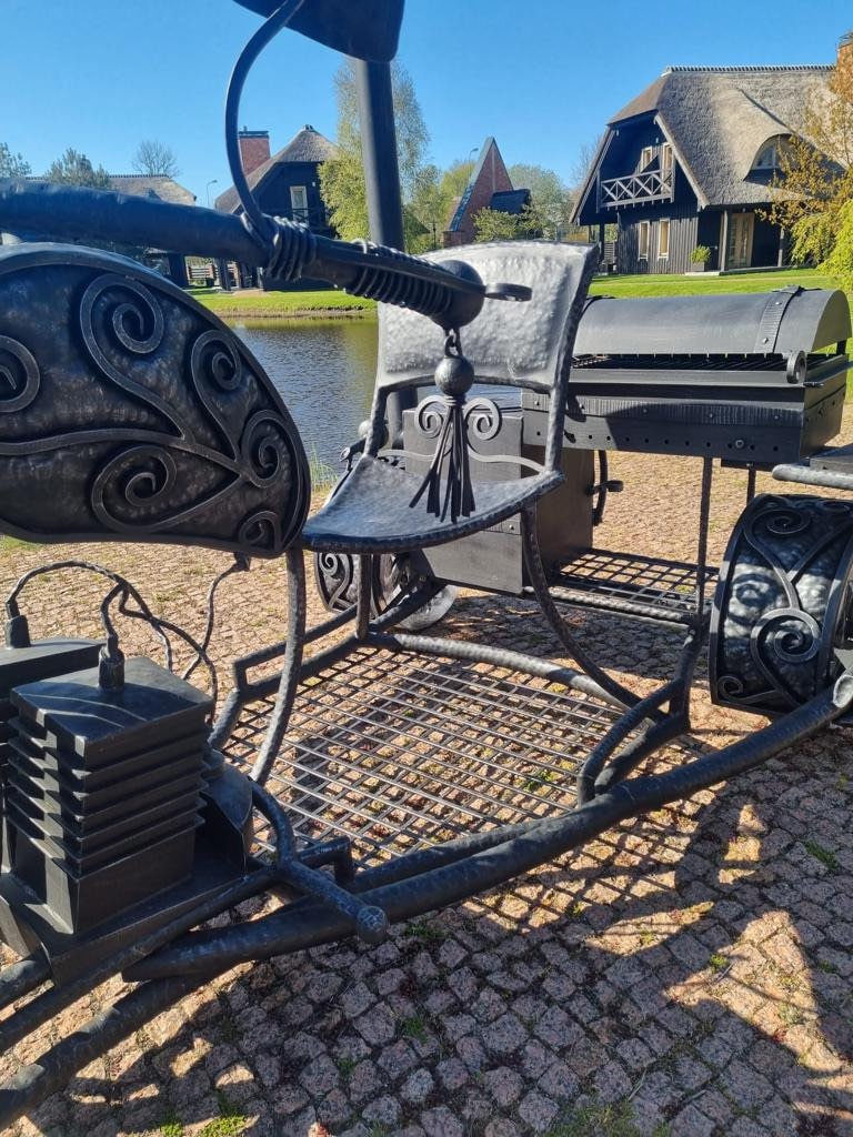 Barbecue Grill With a Motorcycle - Etsy