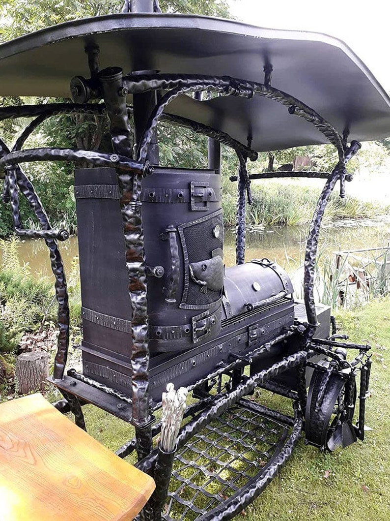 Blacksmith Barbecue Grill Outdoor Kitchen - Etsy