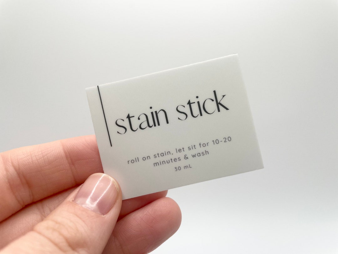 Thieves Stain Stick 30ml Roller LABELS ONLY || Waterproof Dishwasher ...