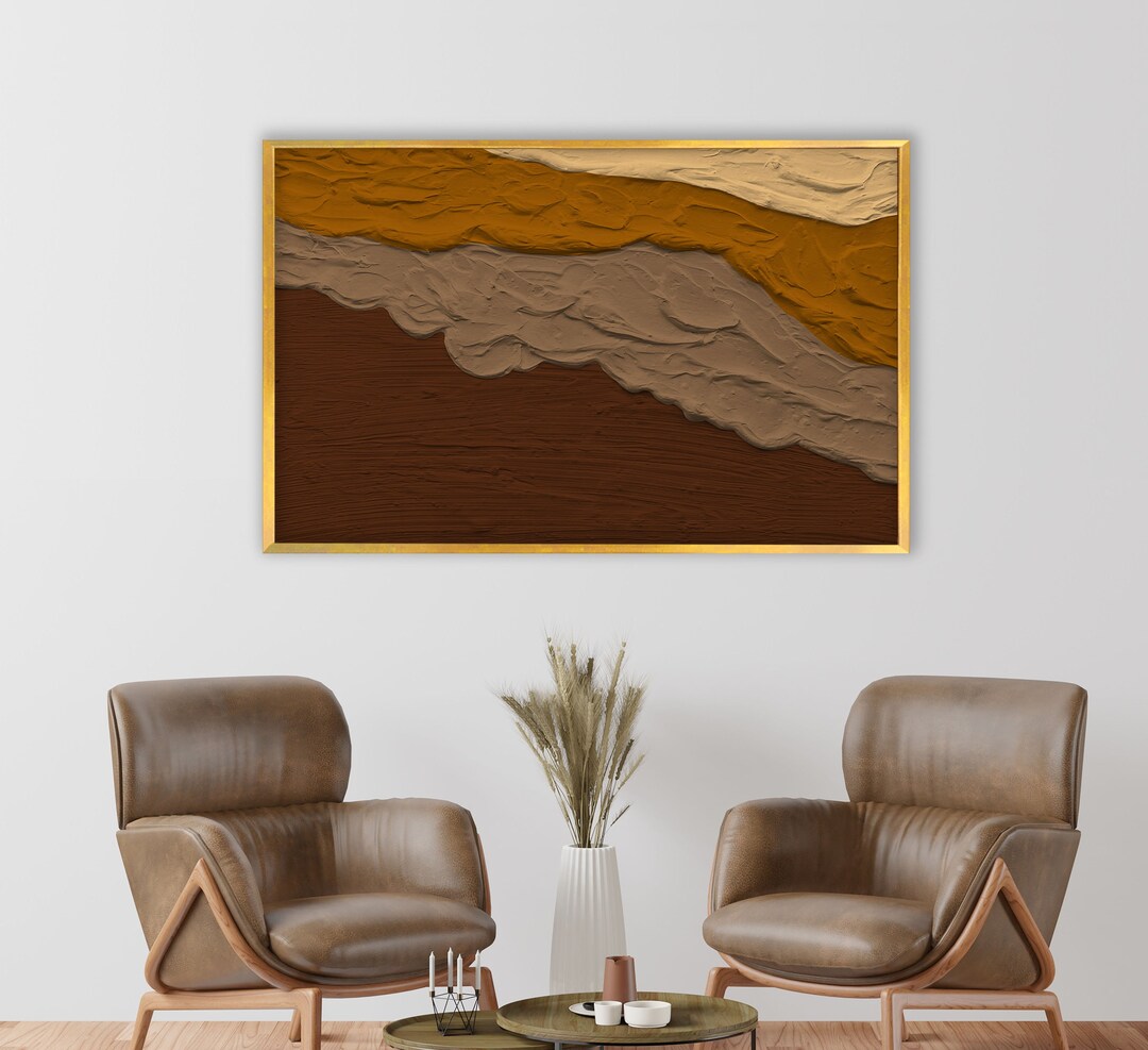 Terracotta Textured Wall Art Terracotta Abstract Art 3D - Etsy