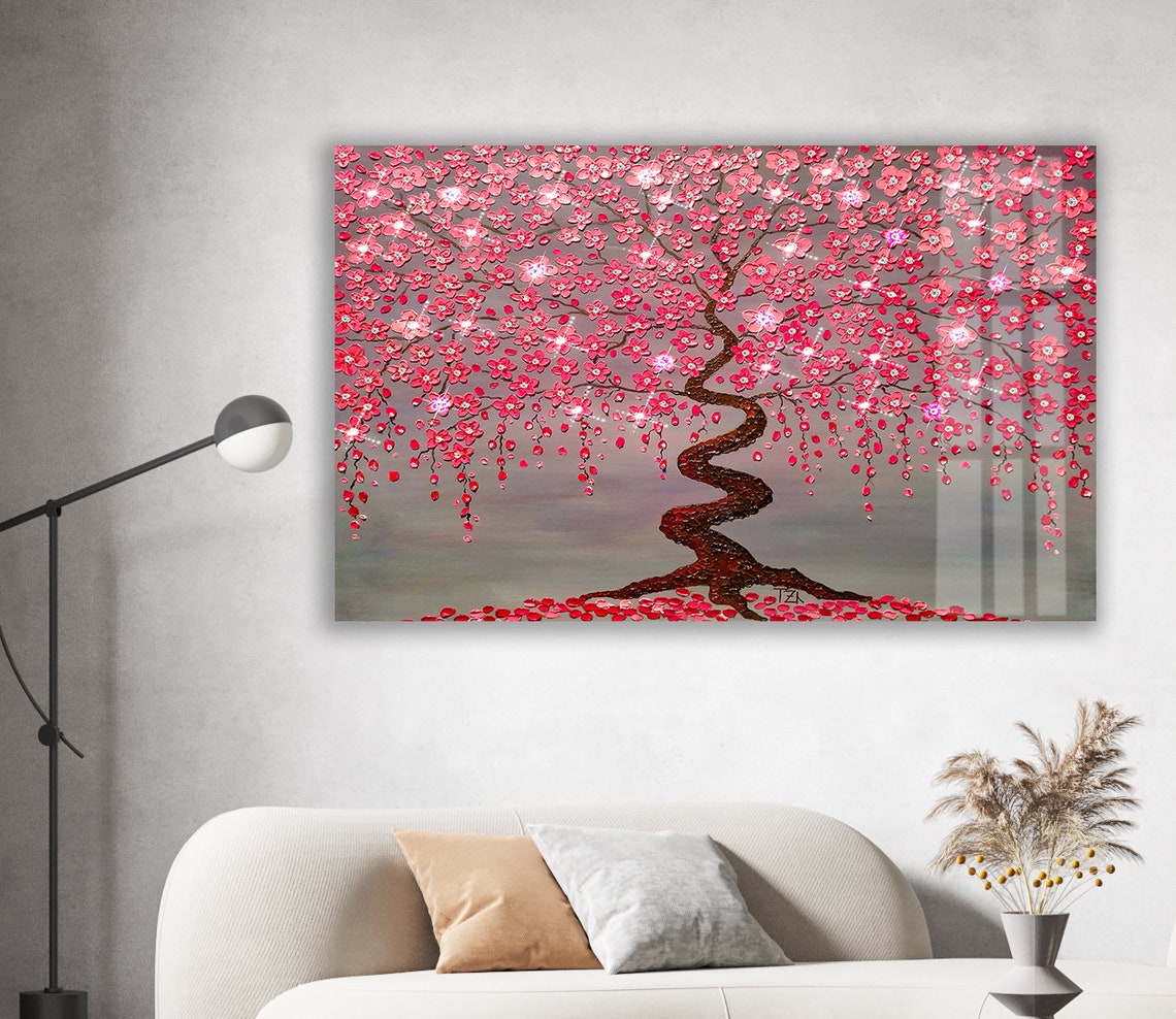 Tempered Glass Handmade Crystals Wall Art-handmade Wall - Etsy