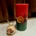 Beautiful Two-tone Pillar Candle for Christmas. - Etsy