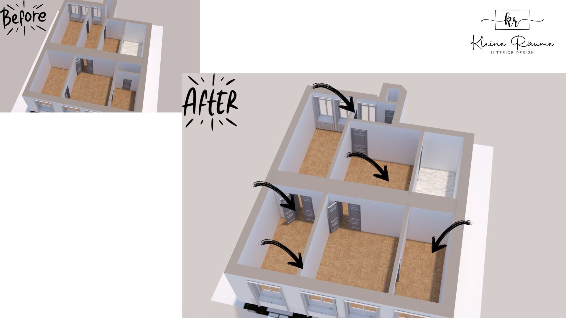 Floor Plan Re-design, Floor Plan Redesign, Living Space Optimization ...