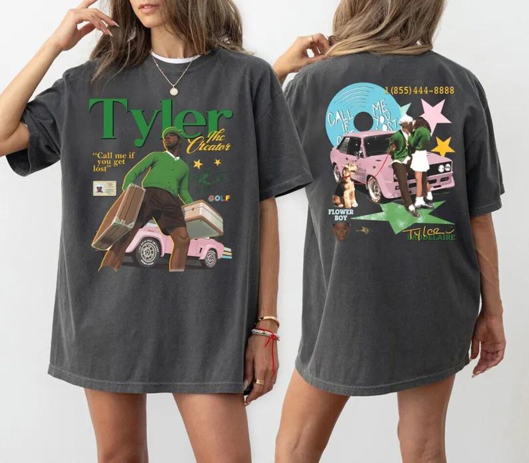Tyler the Creator T-shirt, Call Me If You Get Lost Tour Fan Shirt ...