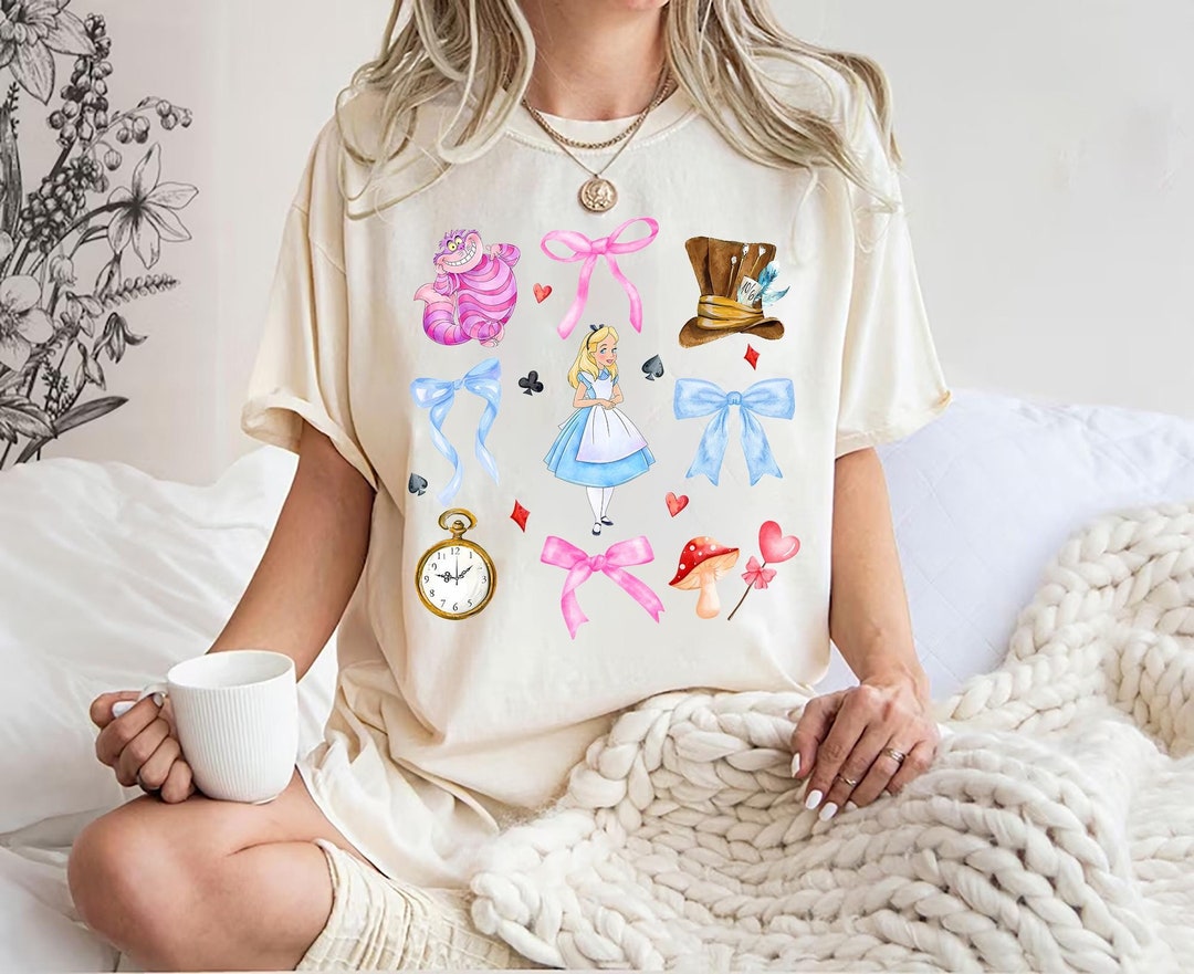 Alice's Adventures in Wonderland Shirt, Alice Coquette Bows Comfort ...