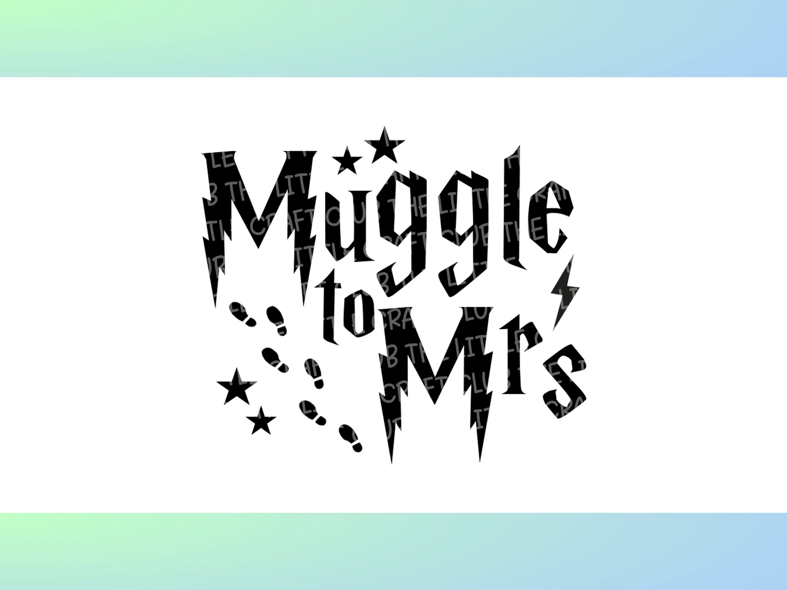 Muggle to Mrs SVG File Wizard Svg, Wedding Svg, Wizard Wedding Svg ...