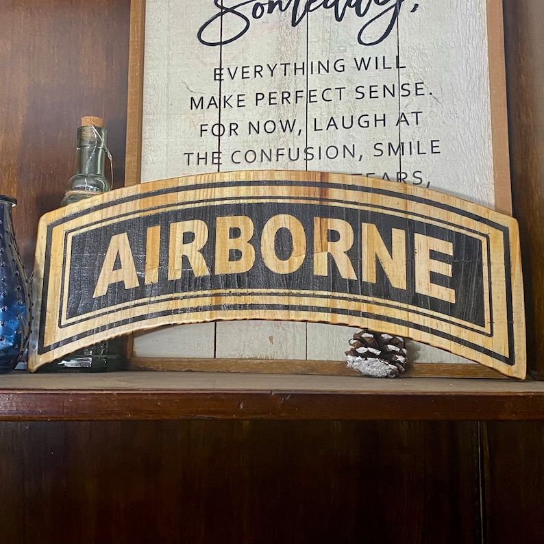 Army Tabs Laser Engraved Ranger Tab Airborne Tab Sapper - Etsy