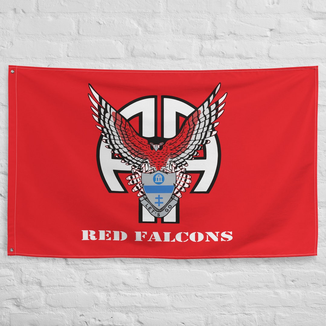 Red Falcons Flag / 1-325 AIR BN Flag - Etsy