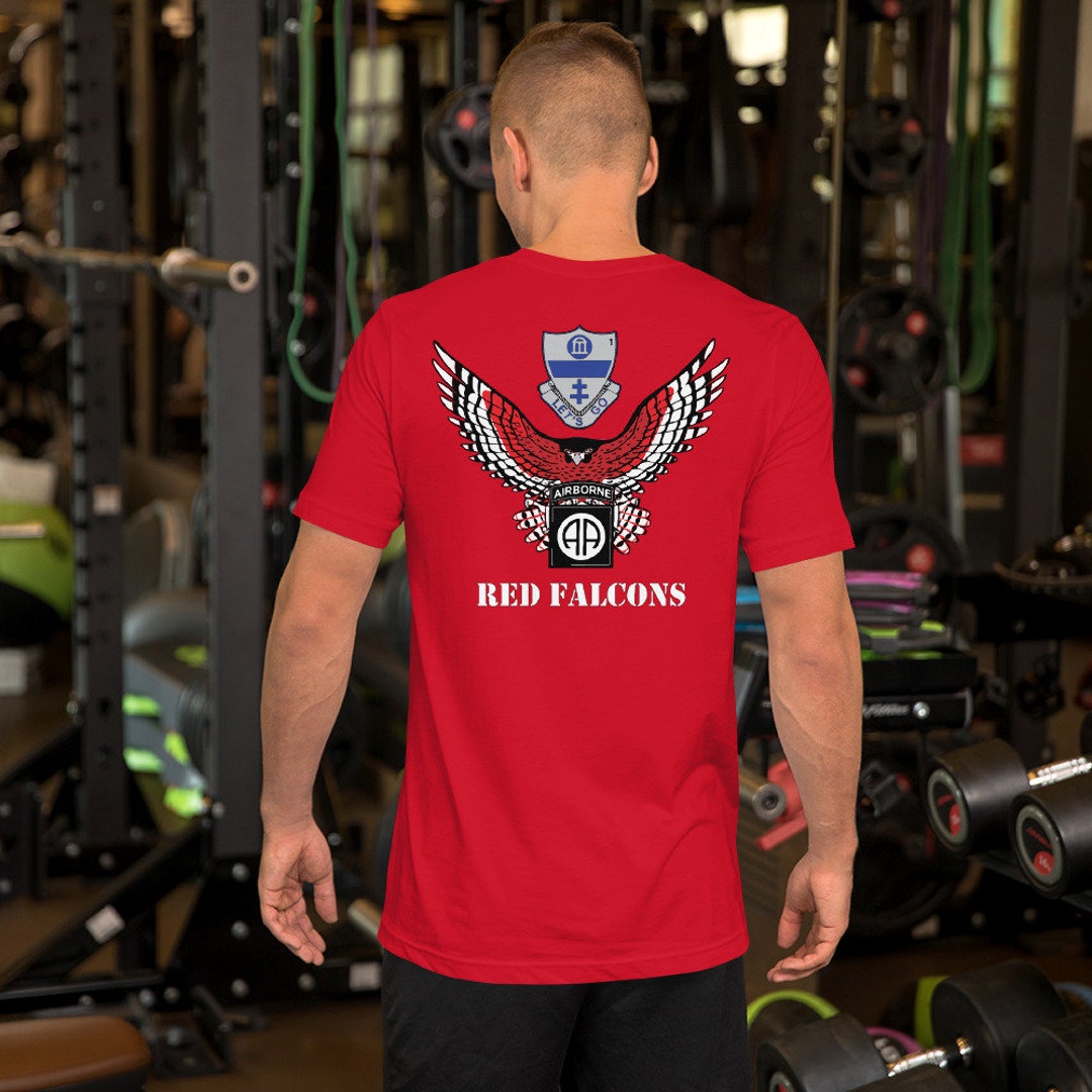 Red Falcons PT Shirt - 1-325 AIR PT Shirt, 1-325 Red Falcons Airborne ...