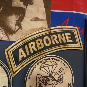 Army Tabs Laser Engraved Ranger Tab Airborne Tab Sapper Tab Mountain ...