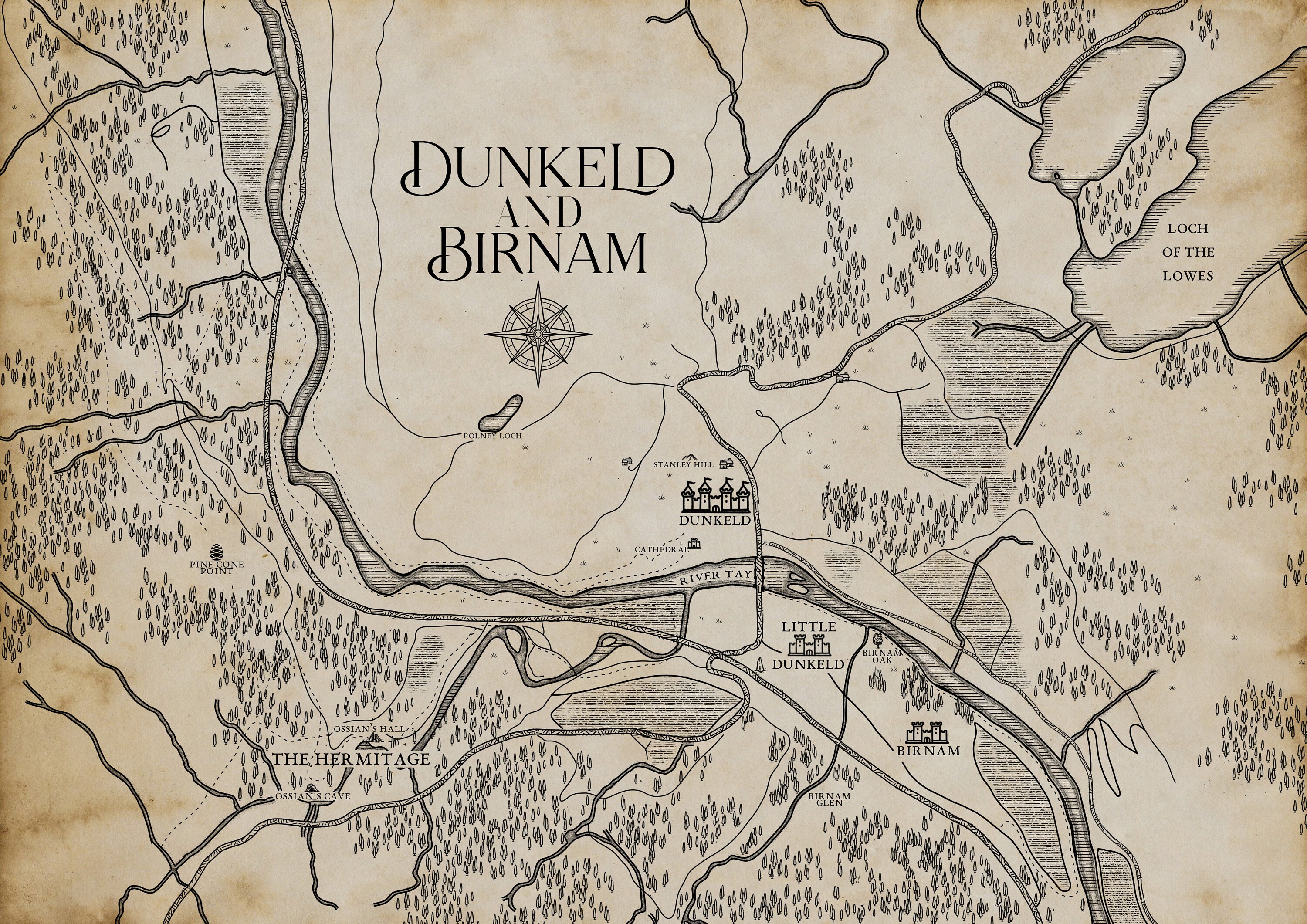 Bespoke Fantasy or Real World Map for Authors / Game Designers / Unique ...