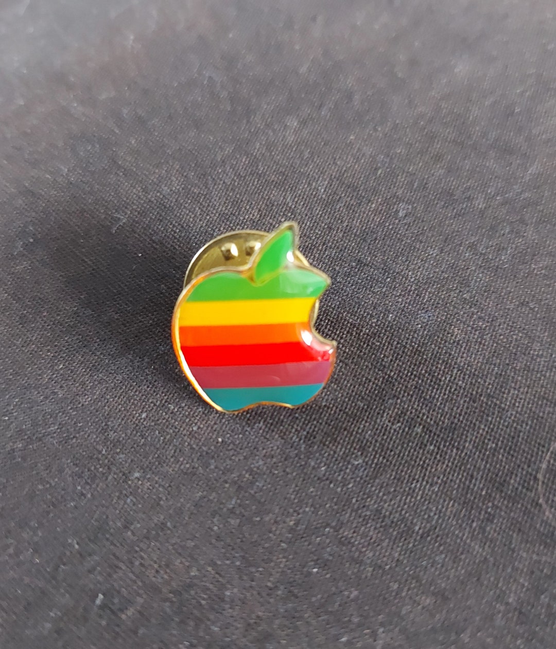 Vintage Apple Mac Pin Badge - Etsy
