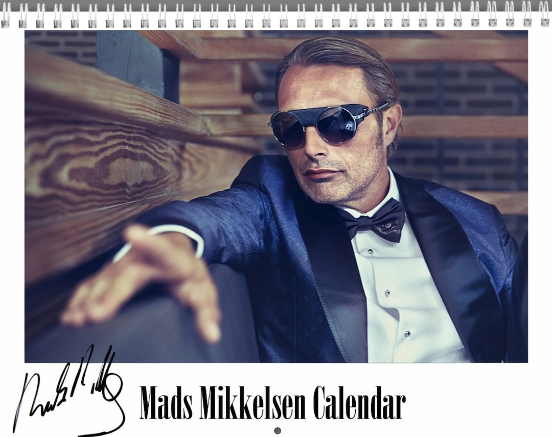 Mads Mikkelsen 2026 Wall Calendar With His Quotes and Signature - Etsy