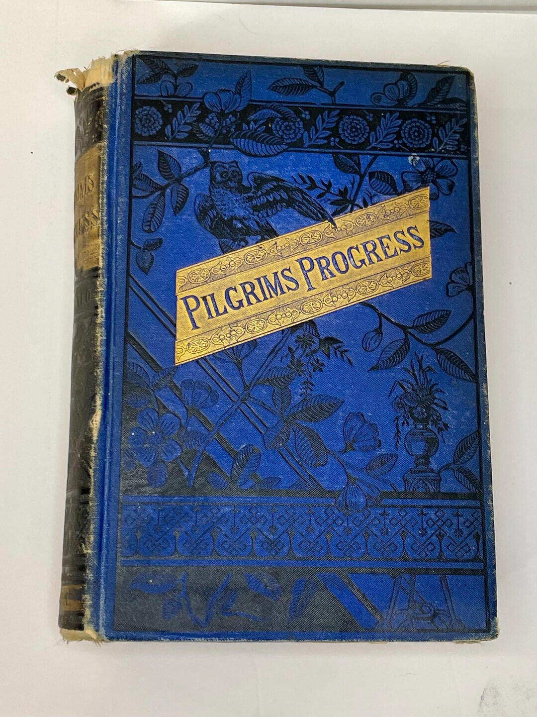 Antique "pilgrim's Progress" Book: 1880 Illustrated Embossed Hardcover ...