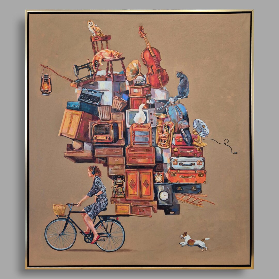 Original Surrealism Oil Painting on Canvas: Made to Order - Etsy