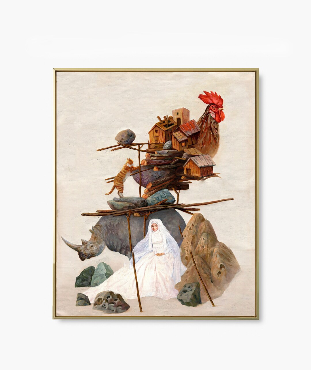 Original Surrealism Painting Made to Order by Majid Saberinejad - Etsy