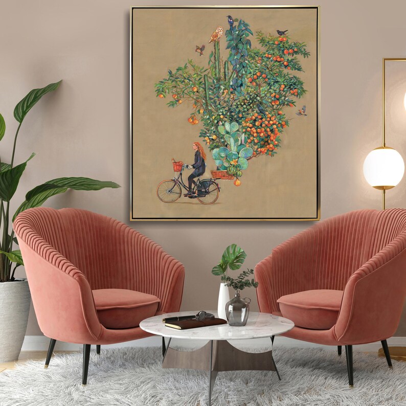 Original Surrealism Oil Painting on Canvas by Majid Saberinejad - Etsy