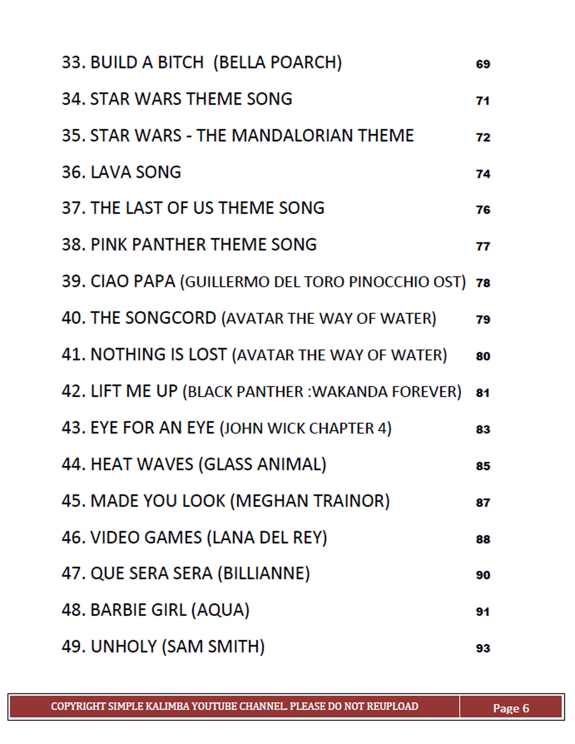 Kalimba Easy Tutorial Book 2 - Etsy