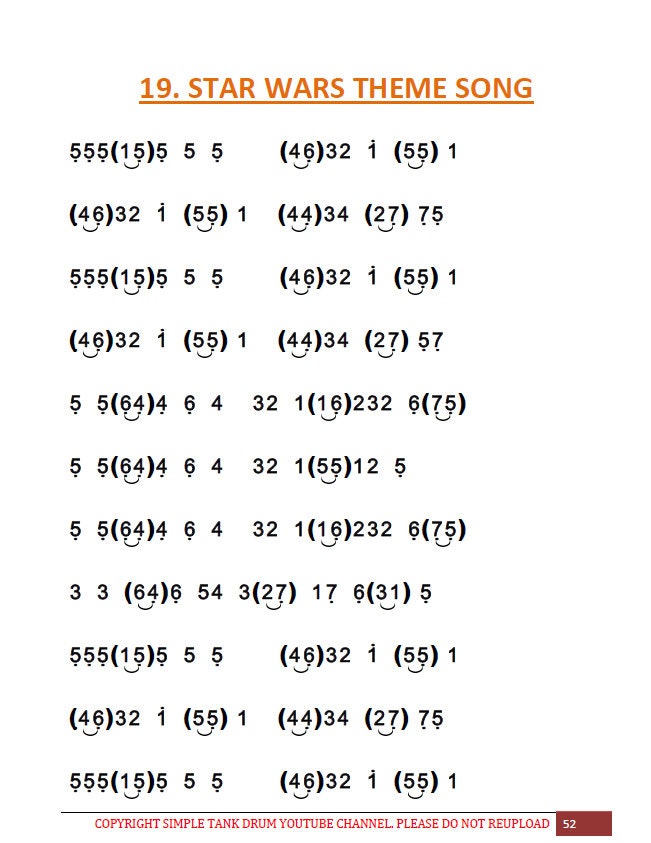 Steel Tongue Drum E-book / Simple Tank Drum Musical Tabs Vol.3 - Etsy
