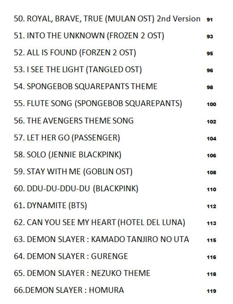 Kalimba Easy Tutorial Book 1 - Etsy