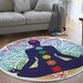 Round Rug Chakra Rug Round Chakra Rug Chakras Mat Chakra Meditation ...