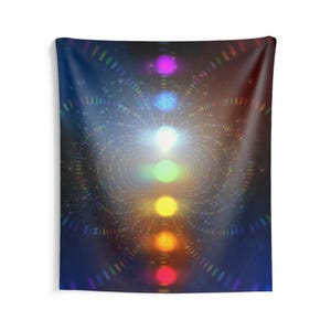 Chakra Tapestry, Chakra Wall Hanging, Spiritual Room Decor, Spiritual ...