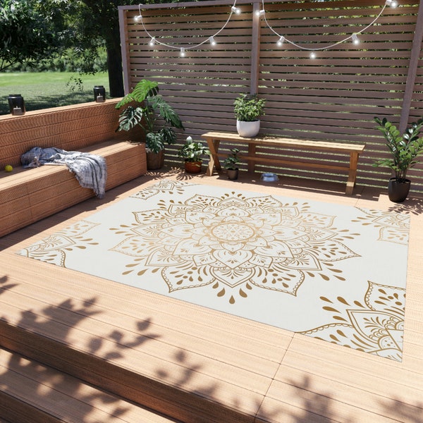 Mandala Bath Rug - Etsy