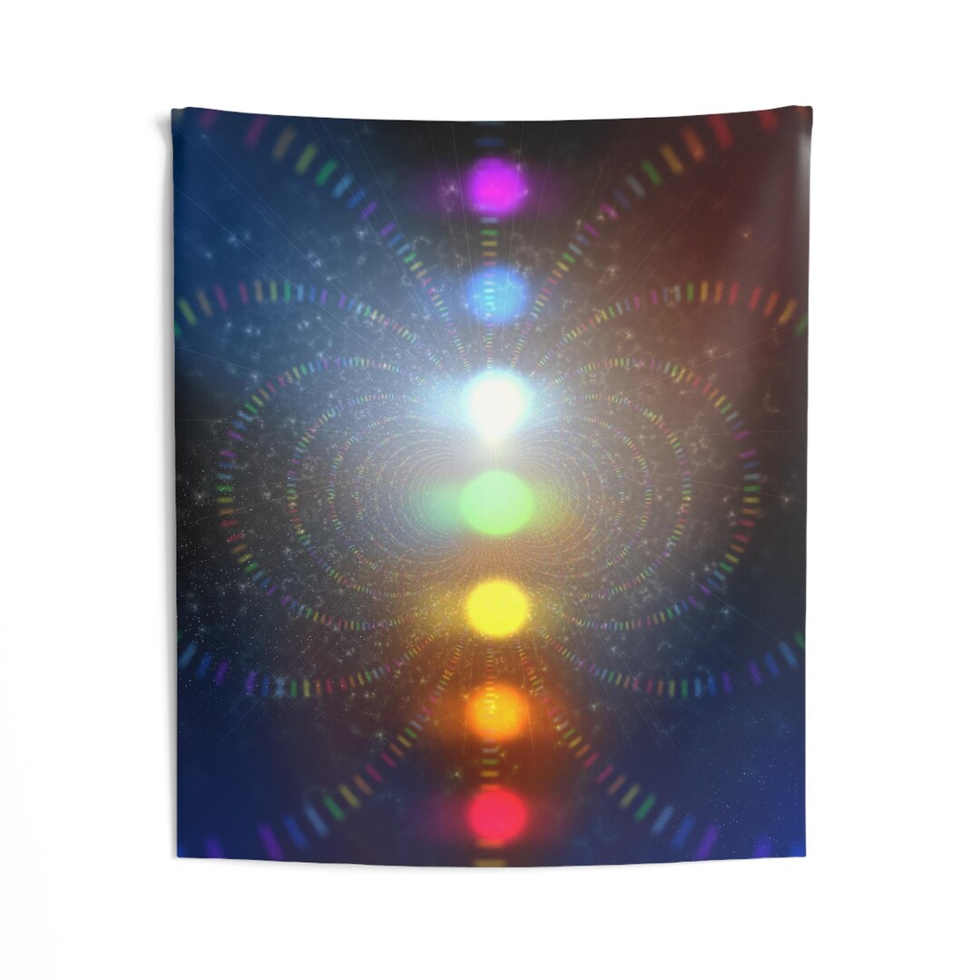 Chakra Tapestry, Chakra Wall Hanging, Spiritual Room Decor, Spiritual ...