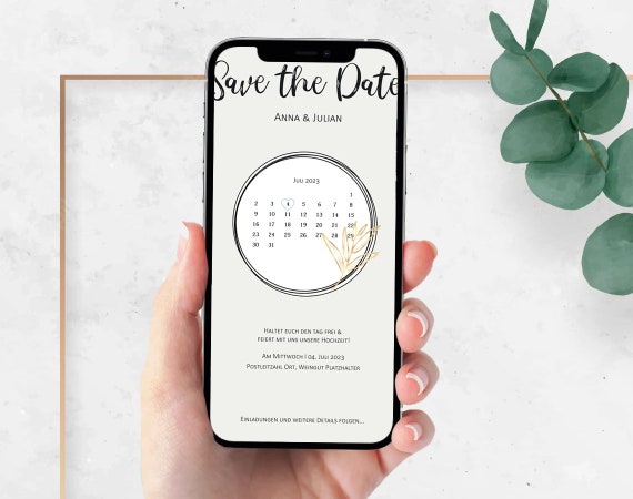 Digital Save the Day Invitation Card I Individual I Wedding - Etsy