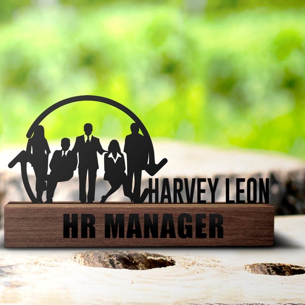 Hr Sign Desk Signs - Etsy