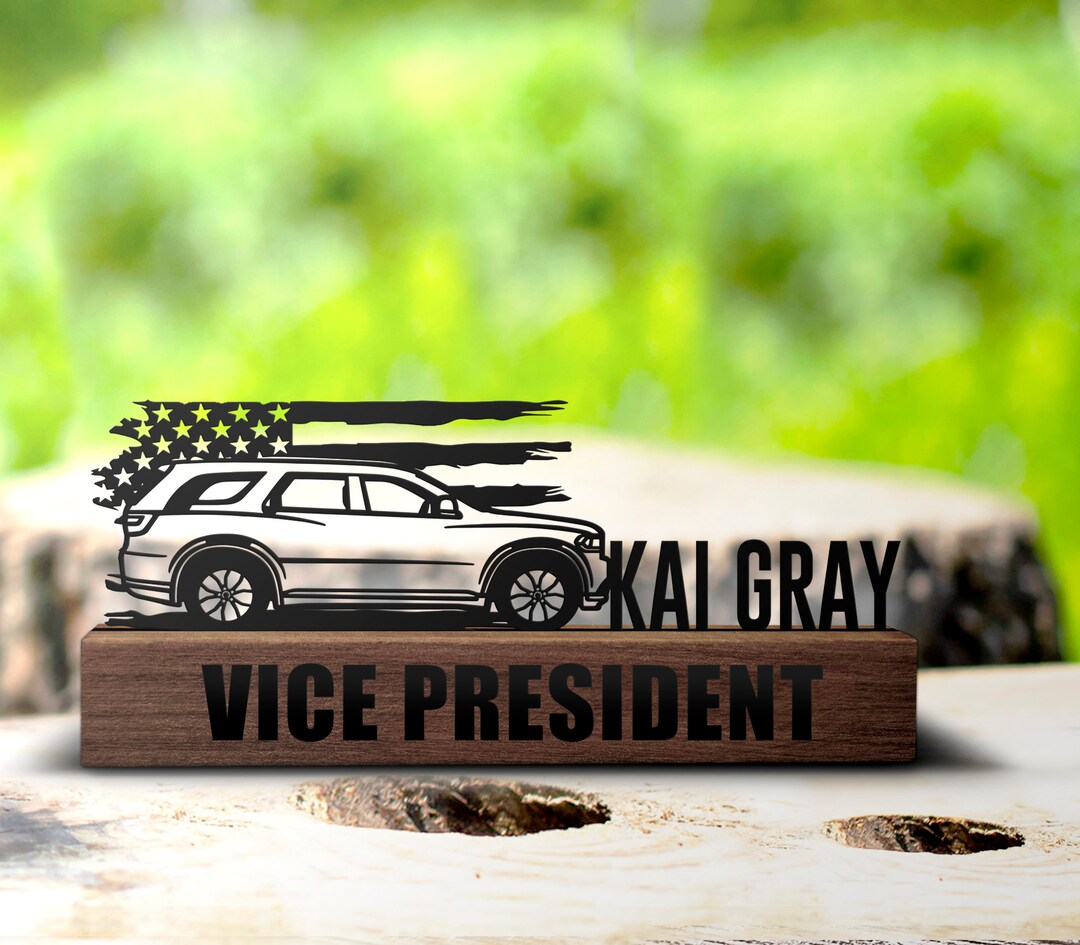 Custom Classic Muscle Car Desk Name Plate Wedge,personalized US Garage ...