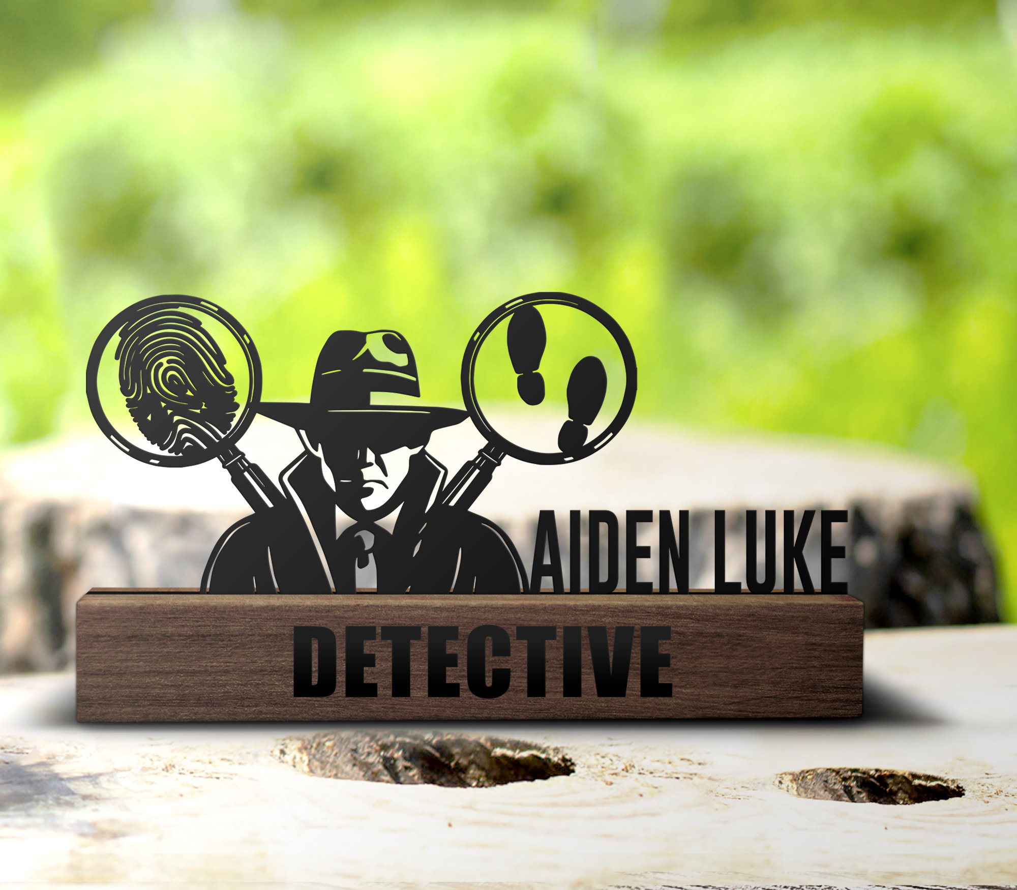 Detective Display Lettering