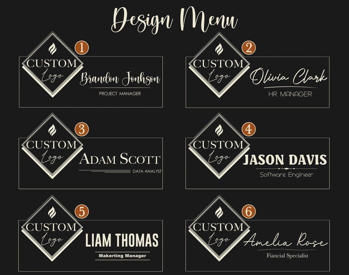 Custom Female Architect Desk Name Plate, Personalized Acrylic Name Sign ...