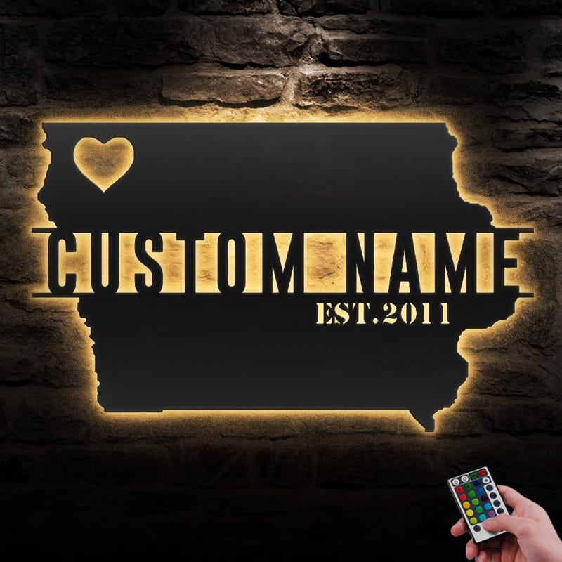 Iowa Hawkeye Sign - Etsy