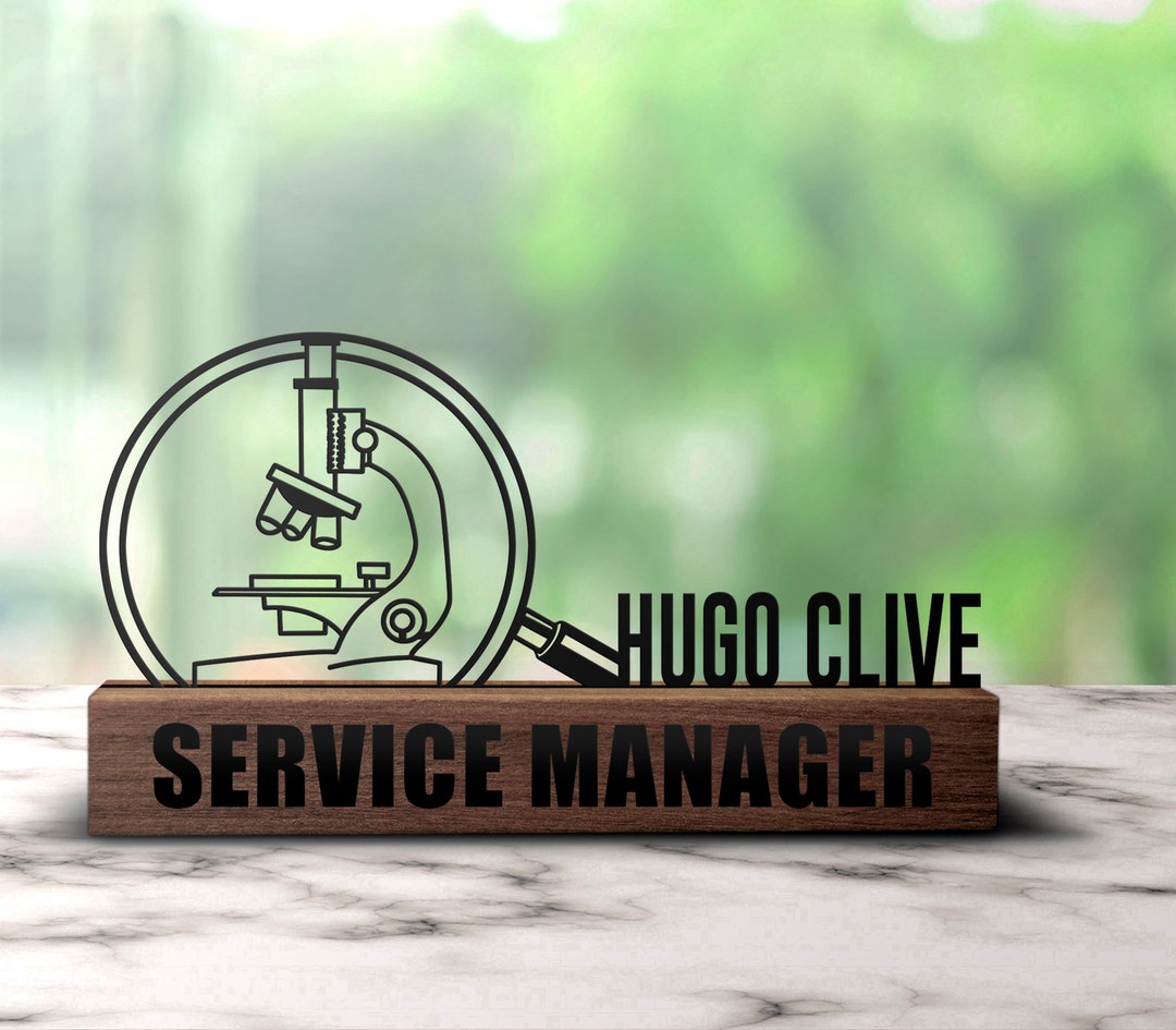 Custom Forensic Pathologist Desk Name Plate Wedge Personalized ...