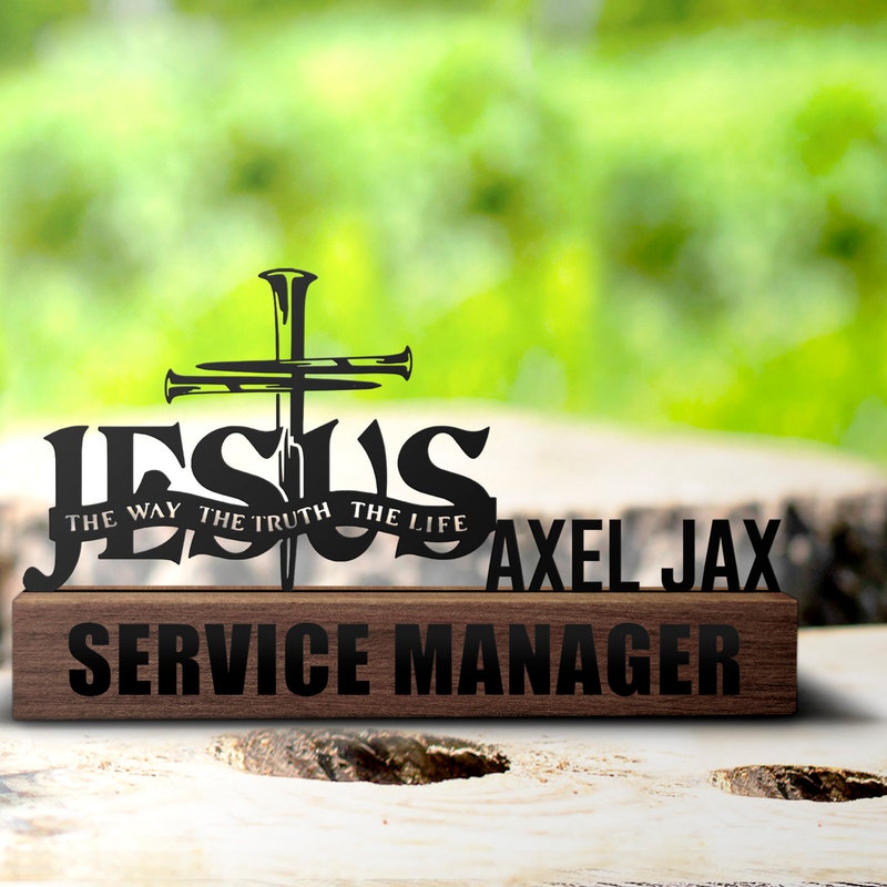 Desk Name Plate - Etsy