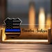 Custom Police Officer Desk Name Plate Personalized Law Enforcement Logo ...