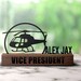 Custom Airplane Desk Name Plate Wedge Personalized Pilot Nameplate ...