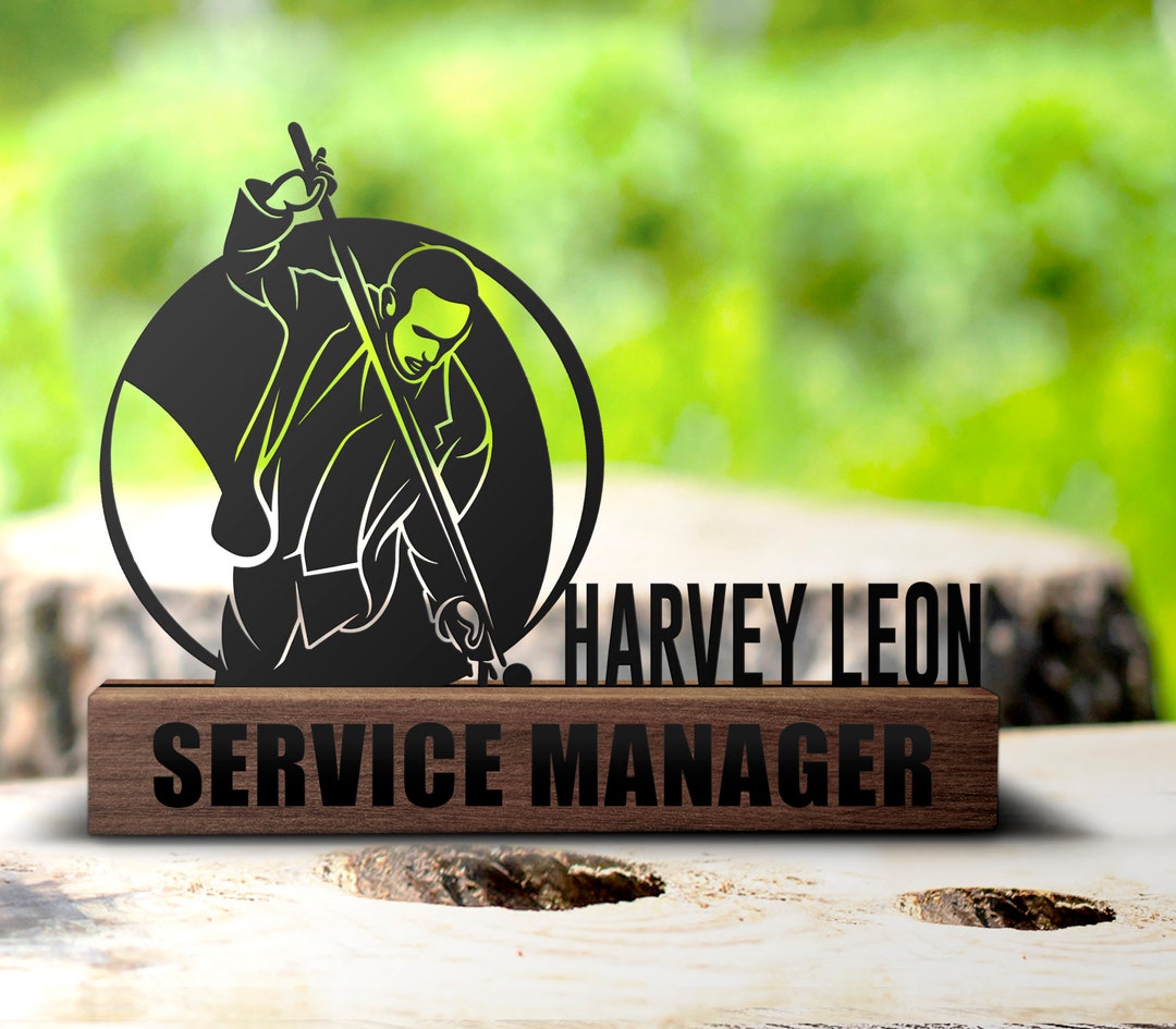 Custom Billiard Desk Name Plate Wedge Personalized Snooker Player ...