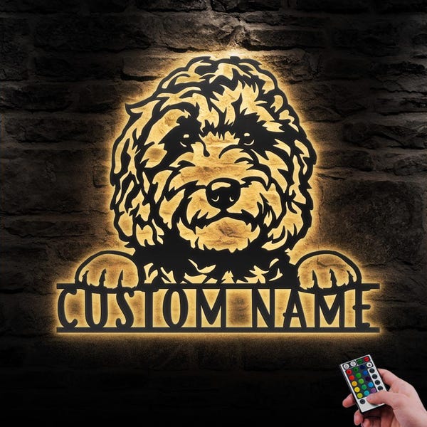 Goldendoodle Lamp - Etsy