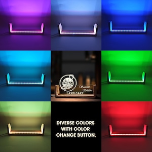 Custom Civil Engineer Desk Name Plate Personalized Engineering LED ...