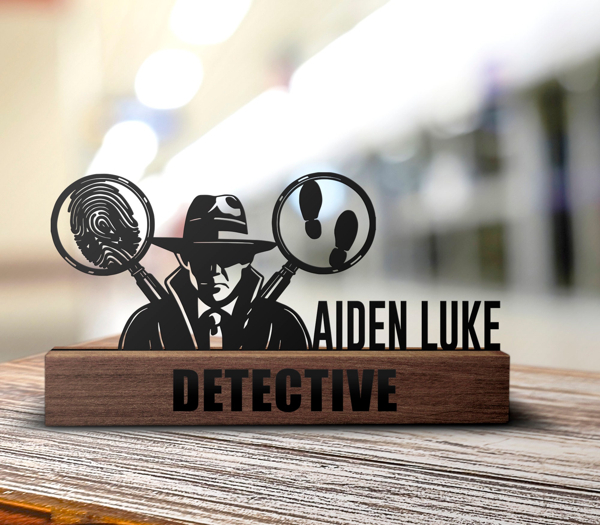 Detective Display Lettering