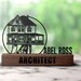 Custom Architect Desk Name Plate Wedge Personalized Architecture ...