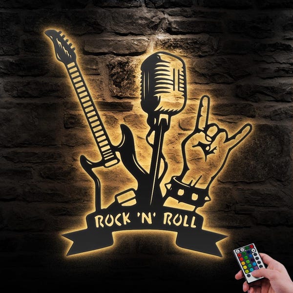 Rock and Roll Room Decorations - Etsy